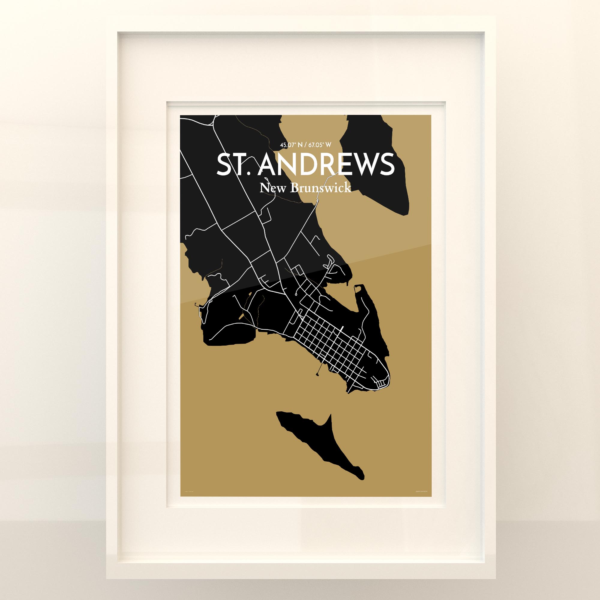 St. Andrews City Map, Art Print, Wall Decor - OurPoster.com