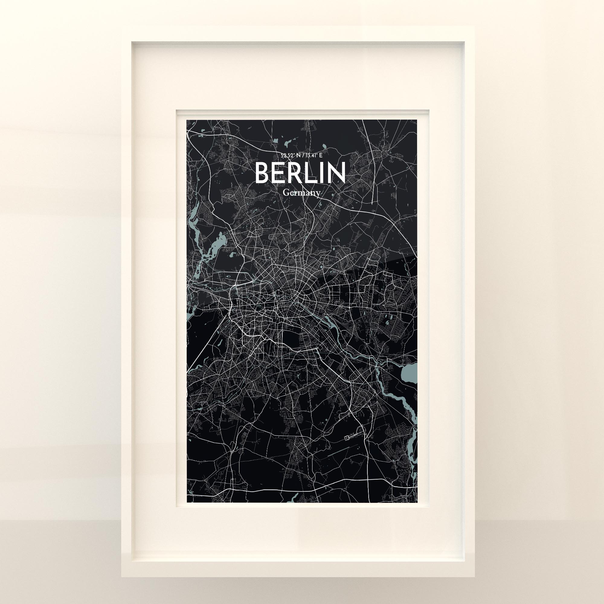 Berlin City Map, Art Print, Wall Decor - OurPoster.com